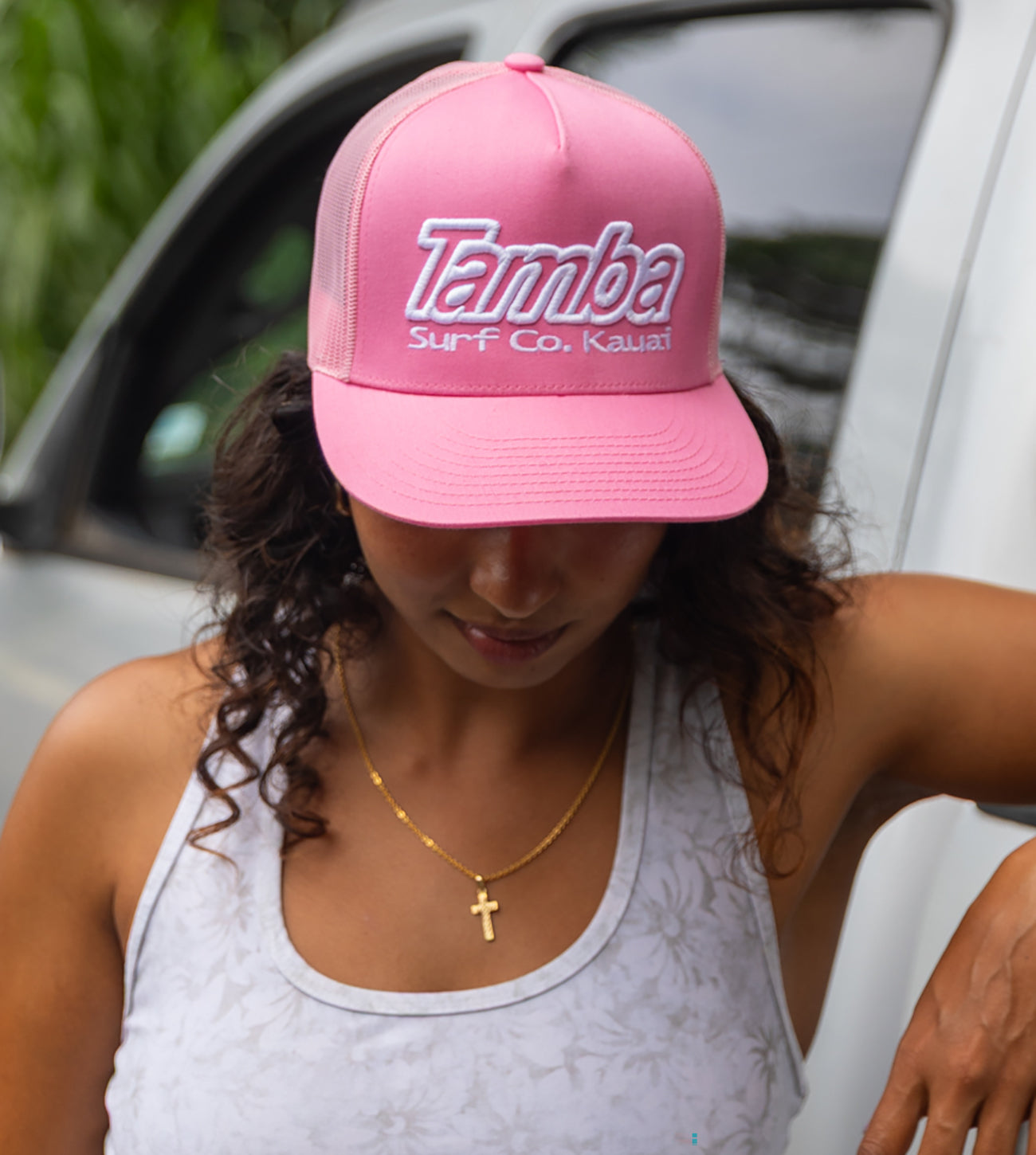 Classic Surf Co 3D Mesh Snapback Hat - Pink/White – Tamba Surf Company