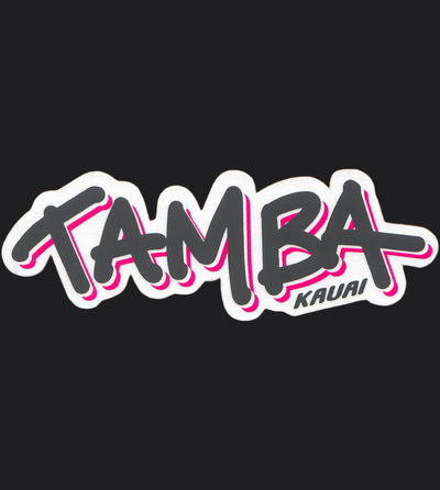 Kauai Branded Surf Stickers and Sticker Packs – Tamba Surf Company