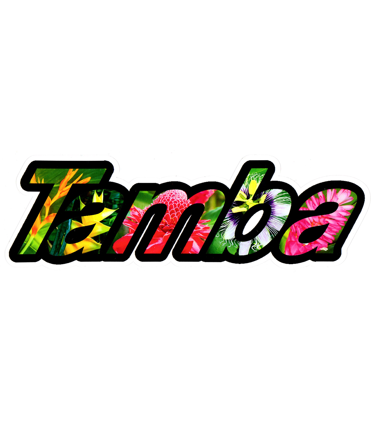 Classic Tamba Flora Sticker 9 x 3 – Tamba Surf Company