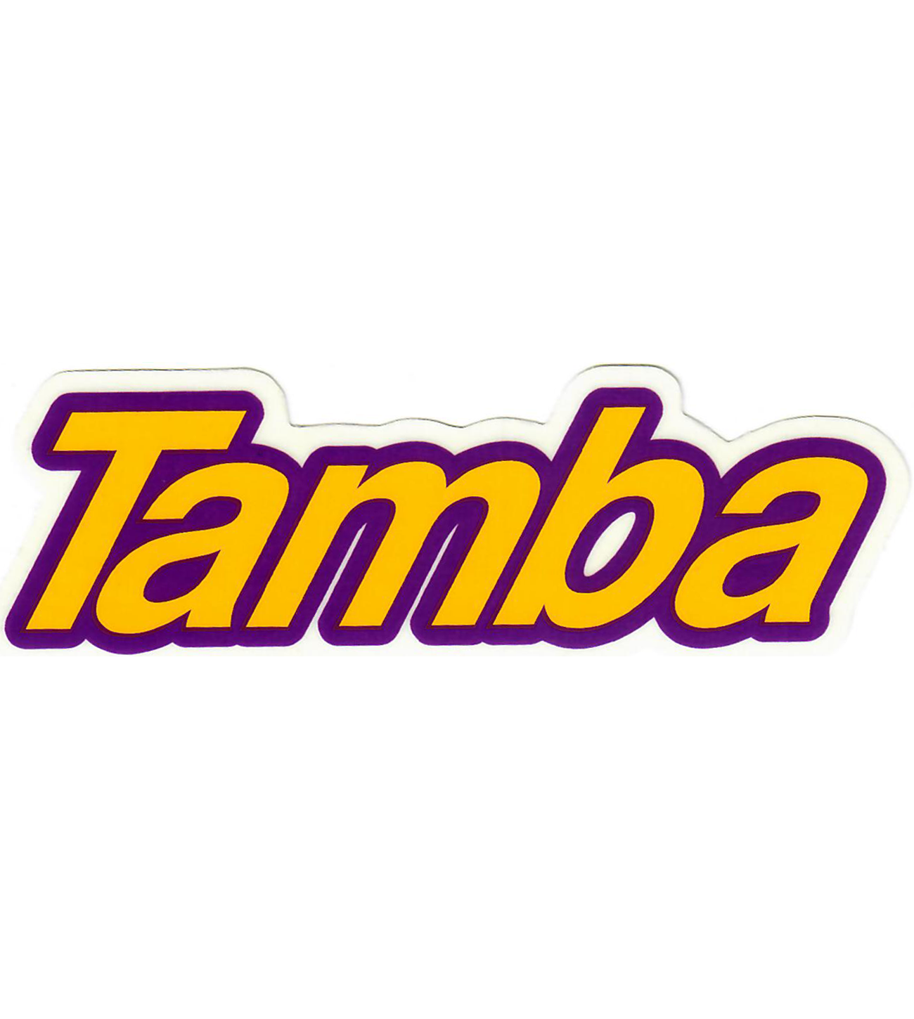 Tamba Contour Logo Sticker 4-1/4 x 1-1/2 – Tamba Surf Company